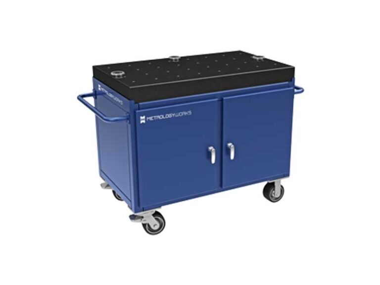 MetrologyWorks Granite Rolling Cart - East Coast Metrology